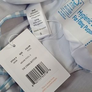 Andie | Swim | New Andie Bikini Small Light Blue White Swim Vacation ...